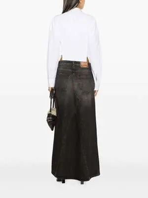 DIESEL® De-pago Maxi Denim Skirt