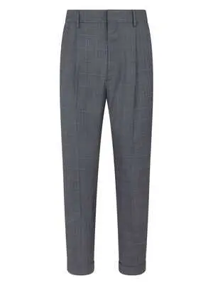 Dsquared2 Checked Single-breasted Wool Suit