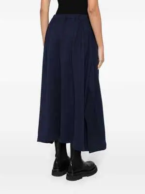Yohji Yamamoto High-waist Pleated Midi Skirt