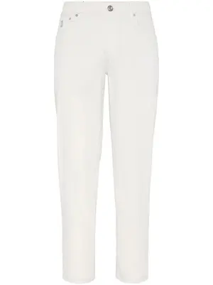 Brunello Cucinelli Mid-rise Straight-leg Trousers