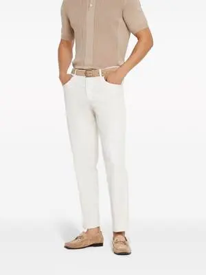 Brunello Cucinelli Mid-rise Straight-leg Trousers