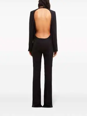 COURREGES Open-back Virgin Wool Jumpsuit