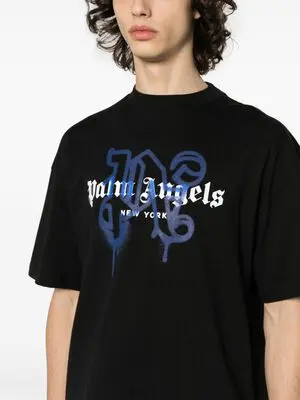 Palm Angels New York Monogram-print T-shirt