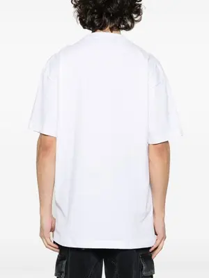 Palm Angels Los Angeles Monogram-print T-shirt - White