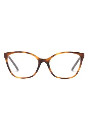 Valentino Garavani Vlogo Tortoiseshell Eyeglasses - Brown