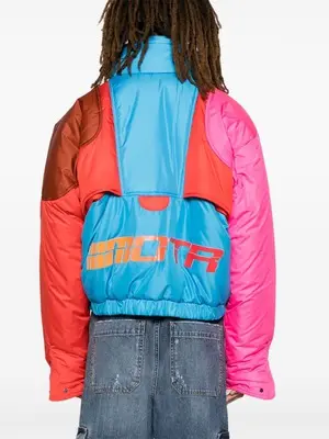MEMBERS OF THE RAGE Colour-block Puffer Jacket