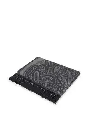 Etro Jacquard Wool-blend Throw Blanket