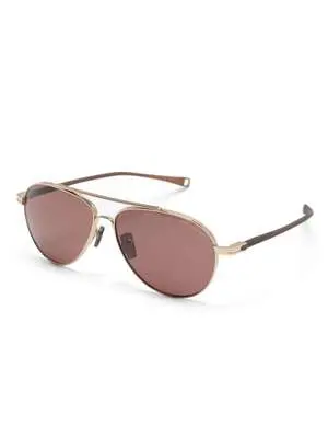Dita Lsa-418 Pilot-frame Sunglasses - Brown