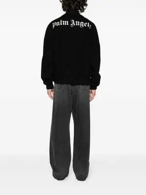 Palm Angels Monogram-embroidered Bomber Jacket