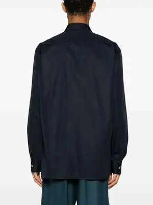 JIL SANDER Pointed-collar Organic Cotton Shirt