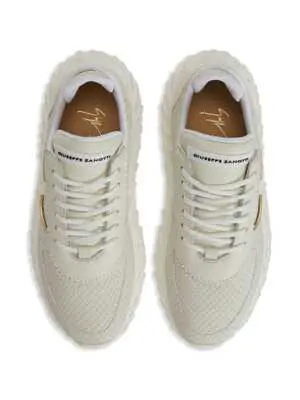 GIUSEPPE ZANOTTI Urchin Leather Sneakers - White