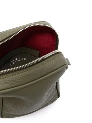 DELAGE Leather Sling Bag - Green