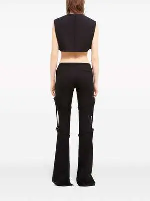 COURREGES Virgin Wool Cropped Top