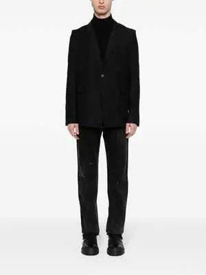 Boris Bidjan Saberi Shawl-lapels Single-breasted Blazer