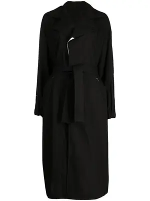 Yohji Yamamoto Notched Lapel Outerwear For Women