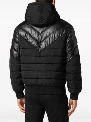 PLEIN SPORT Logo-appliqué Padded Jacket