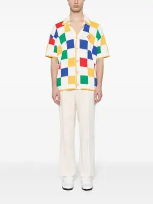 Casablanca Crochet-knit Shirt - Multicolour