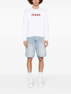 Dsquared2 Logo-appliqué Cotton Sweatshirt - White
