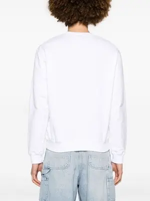 Dsquared2 Logo-appliqué Cotton Sweatshirt - White