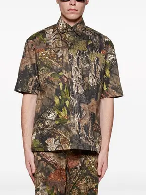 LOCAL AUTHORITY LA La Slash Camouflage-pattern Shirt