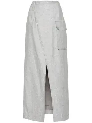 Remain Birger Christensen Front-slit Maxi Skirt