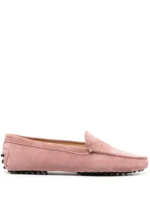 TOD'S Gommino Suede Penny Loafers