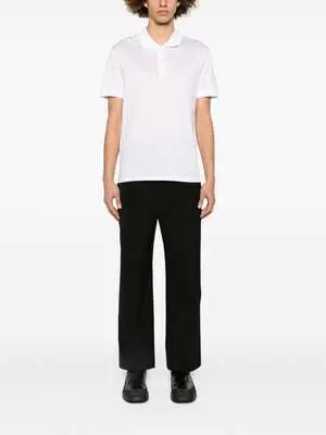 Alexander McQueen Logo-embroidered Jersey Polo Shirt