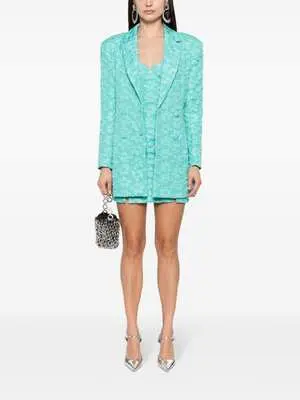 ROTATE BY BIRGER CHRISTENSEN Textured Double-breasted Blazer