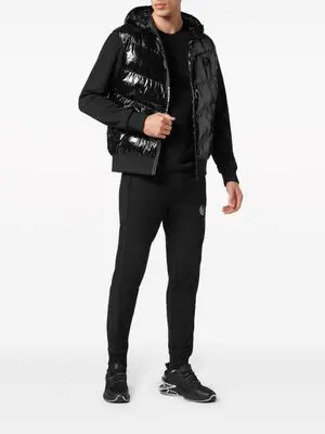 PLEIN SPORT Logo-appliqué Padded Jacket