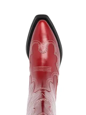 GANNI Western-style Leather Boots
