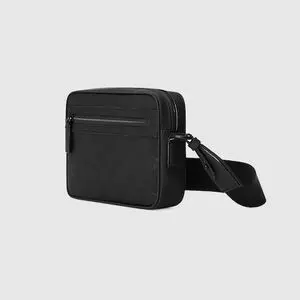 Gucci Gg Rubber-effectcrossbody Bag Gg Leather