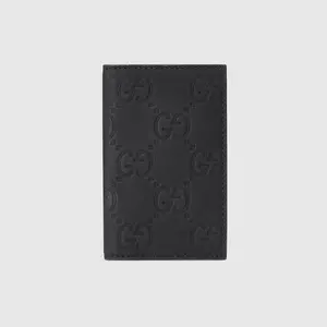 Gucci Gg Rubber-effect Long Card Case