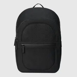 Gucci Gg Rubber-effect Leather Backpack