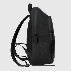Gucci Gg Rubber-effect Leather Backpack