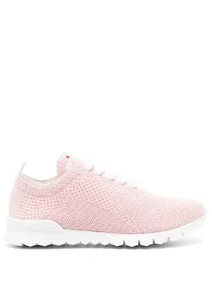 Kiton Knitted Cashmere Sneakers - Pink