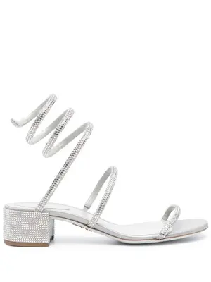 Rene Caovilla Logo Sandals For Women