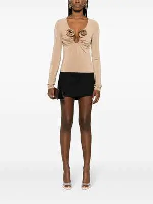 Magda Butrym Floral-appliqué Blouse