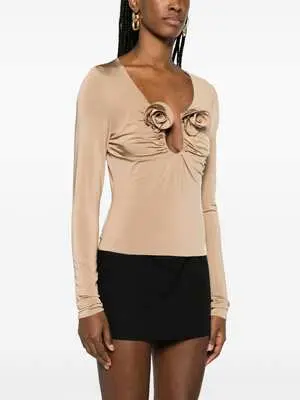 Magda Butrym Floral-appliqué Blouse