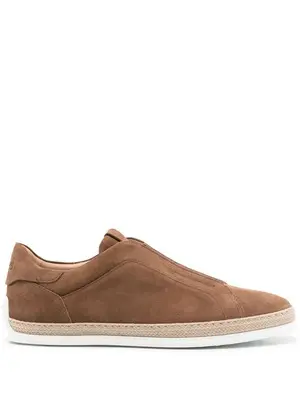 TOD'S Laceless Suede Sneakers