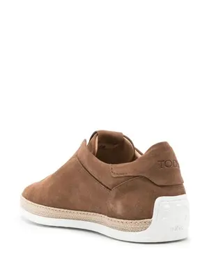 TOD'S Laceless Suede Sneakers