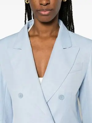 P.a.r.o.s.h Raisa Double-breasted Blazer - Blue
