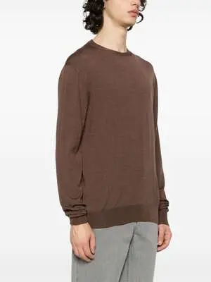 LARDINI Crew Neck Wool-blend Jumper