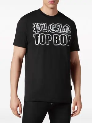 Philipp Plein Crystal-embellished Cotton T-shirt