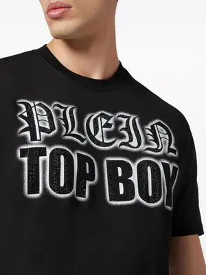 Philipp Plein Crystal-embellished Cotton T-shirt