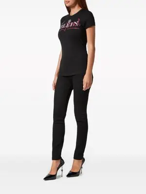 Philipp Plein Crystal-embellished Logo T-shirt