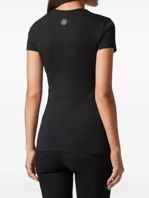 Philipp Plein Crystal-embellished Logo T-shirt