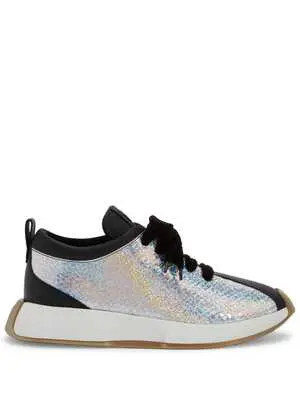 GIUSEPPE ZANOTTI Ferox Low-top Sneakers - Silver