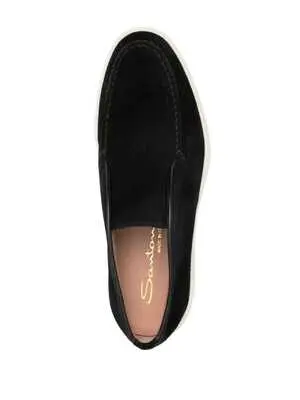 Santoni Suede Loafers