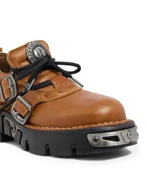 Rabanne X New Rock Leather Shoes