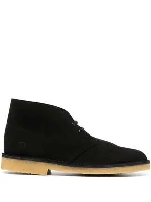 Clarks Desert Leather Lace-up Boots - Black